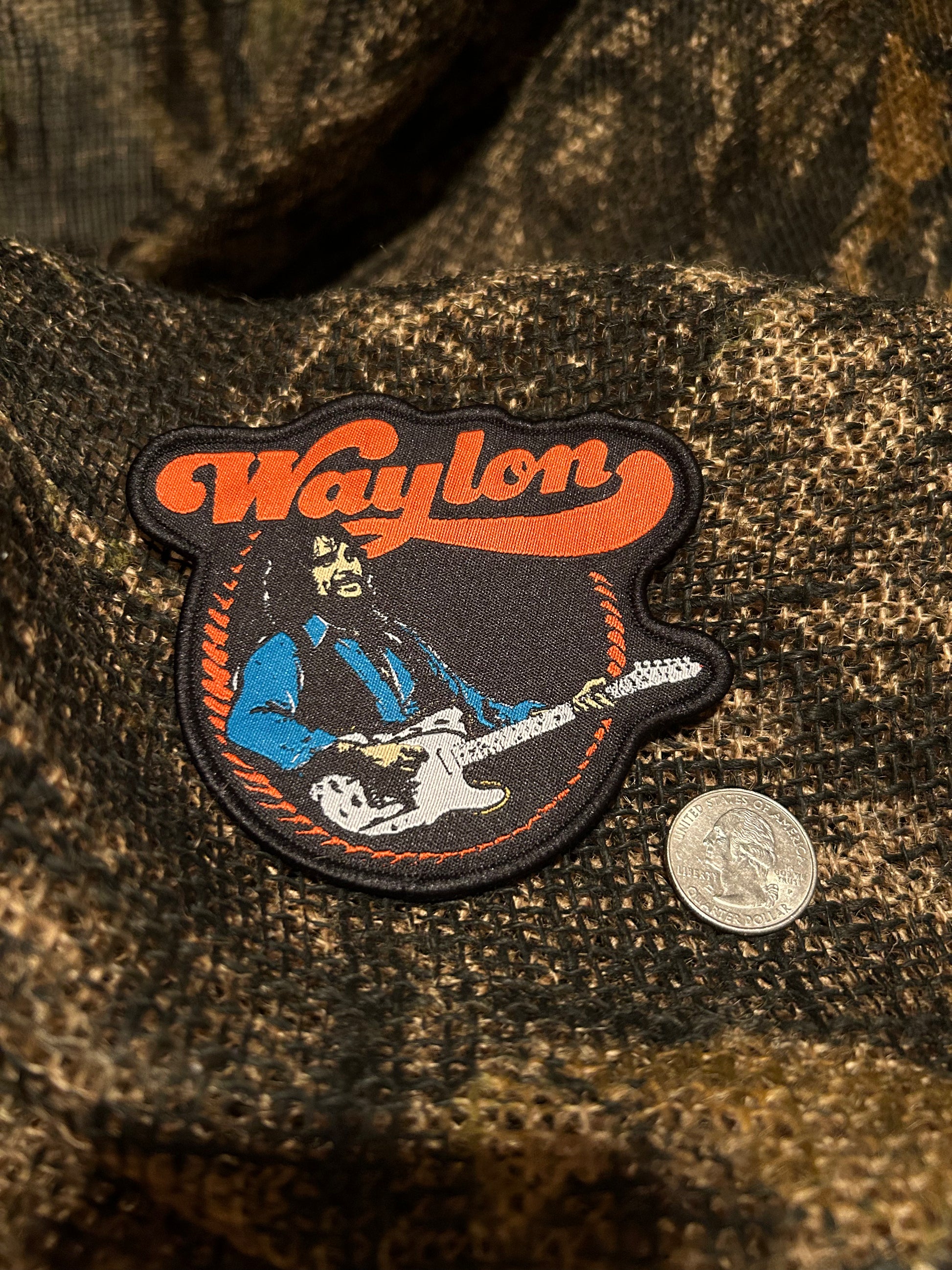 Waylon Jennings guitar patch – BANJO BRAND HAT CO.